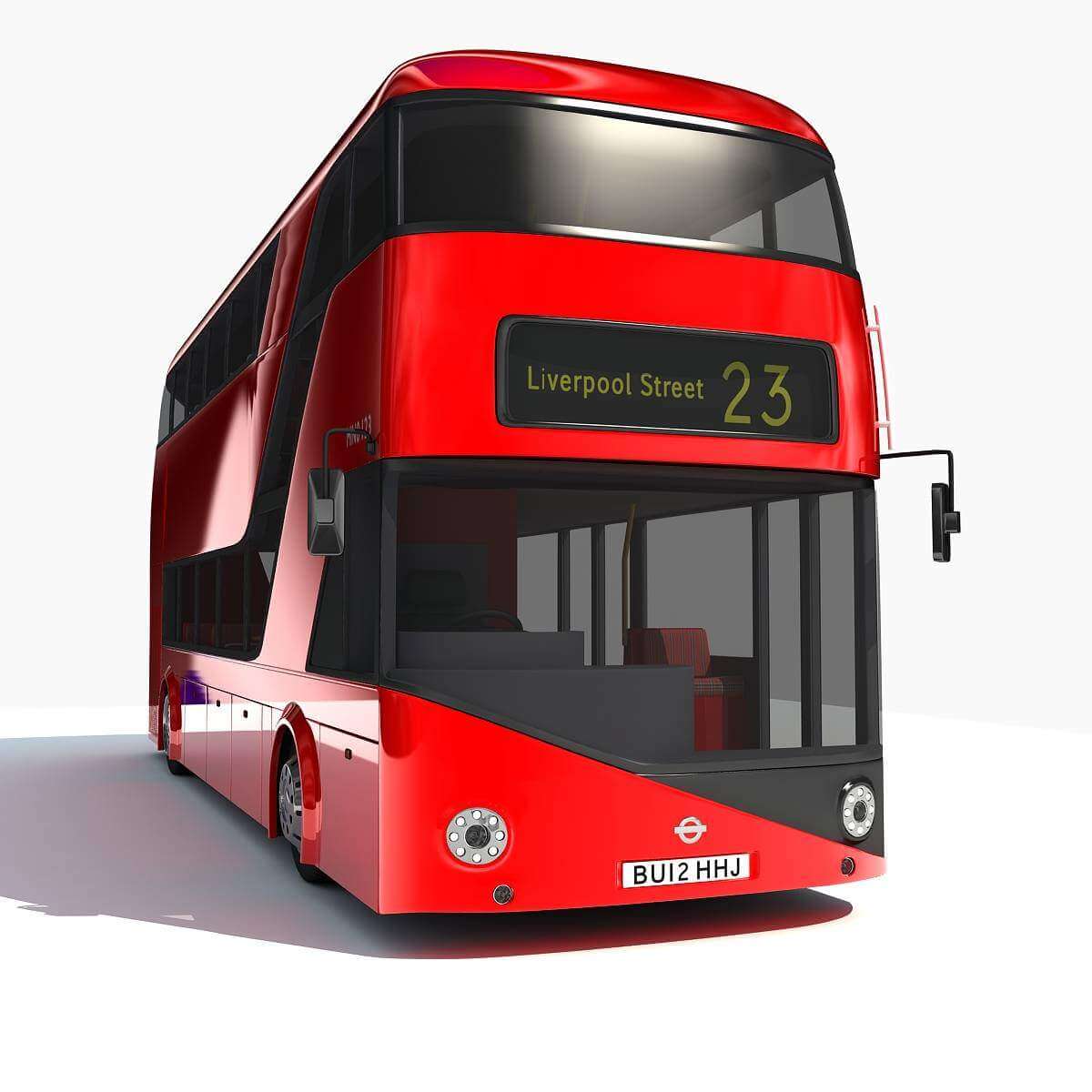 London Double Decker Bus - 3D Model by 3D Horse