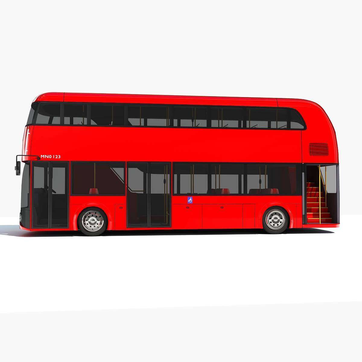 London Double Decker Bus - 3D Model by 3D Horse