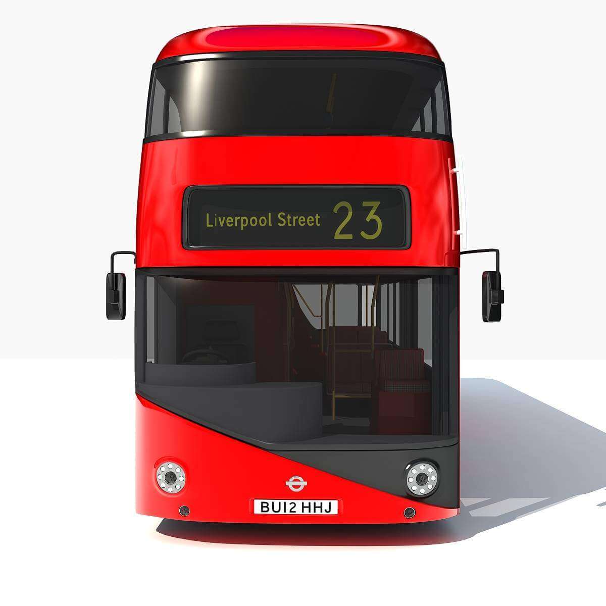 London Double Decker Bus - 3D Model by 3D Horse