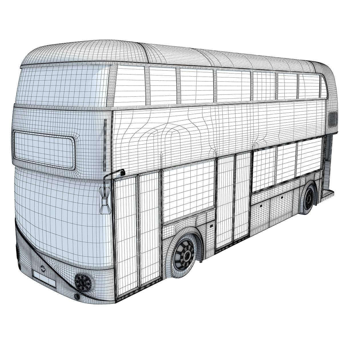 London Double Decker Bus - 3D Model by 3D Horse
