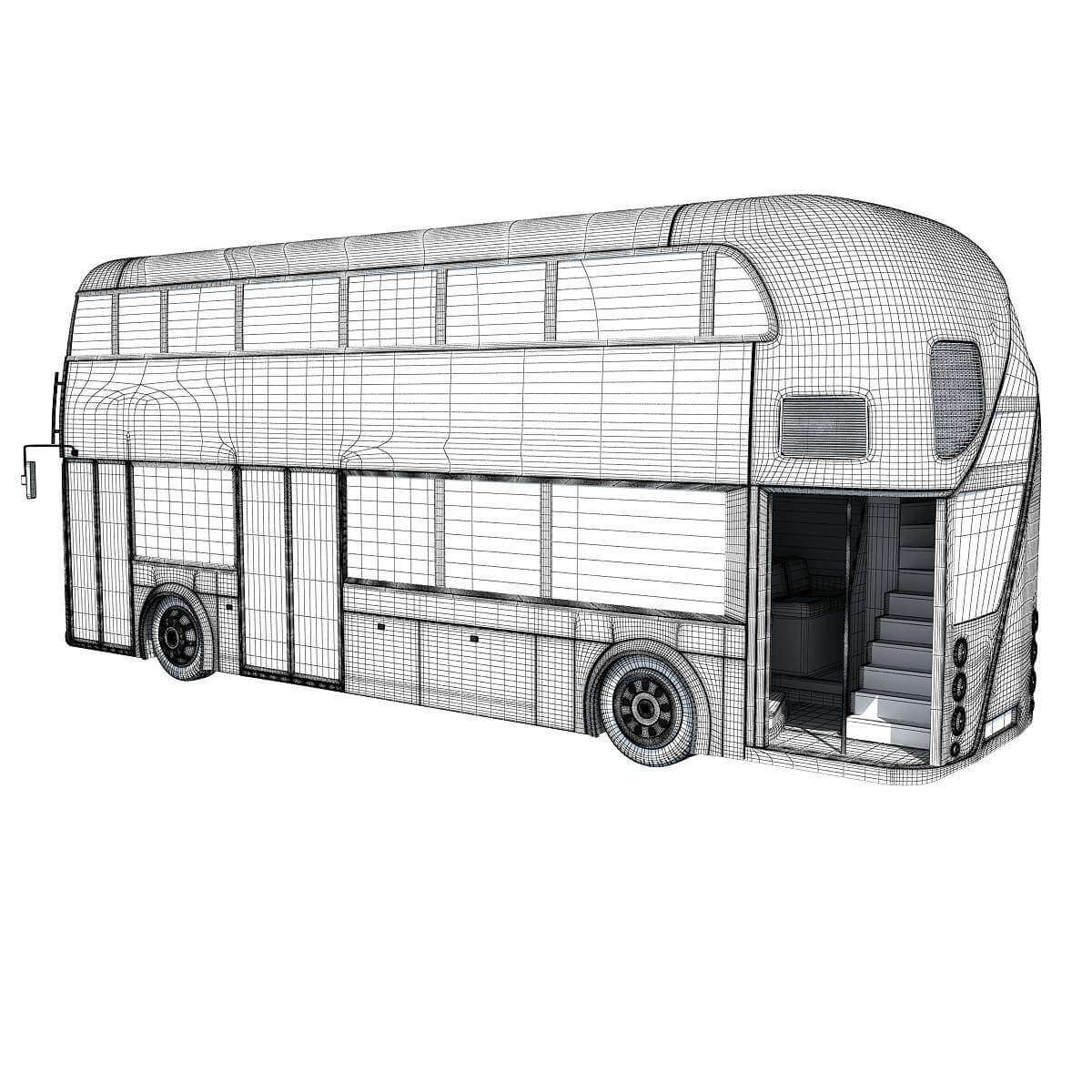 London Double Decker Bus - 3D Model by 3D Horse
