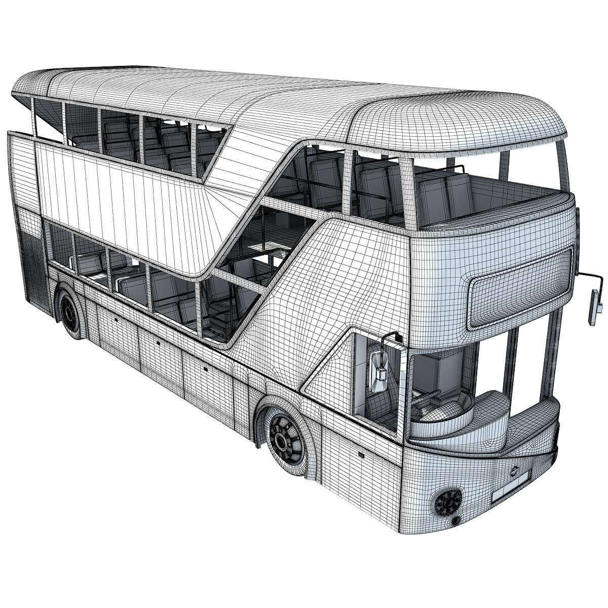 London Double Decker Bus - 3D Model by 3D Horse