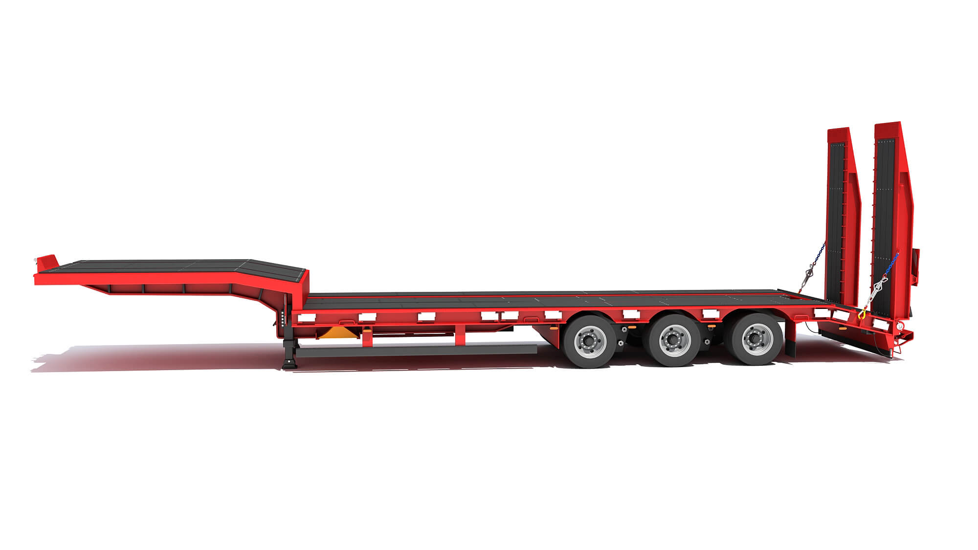 Low Loader Semi Trailer - 3D Model by 3D Horse