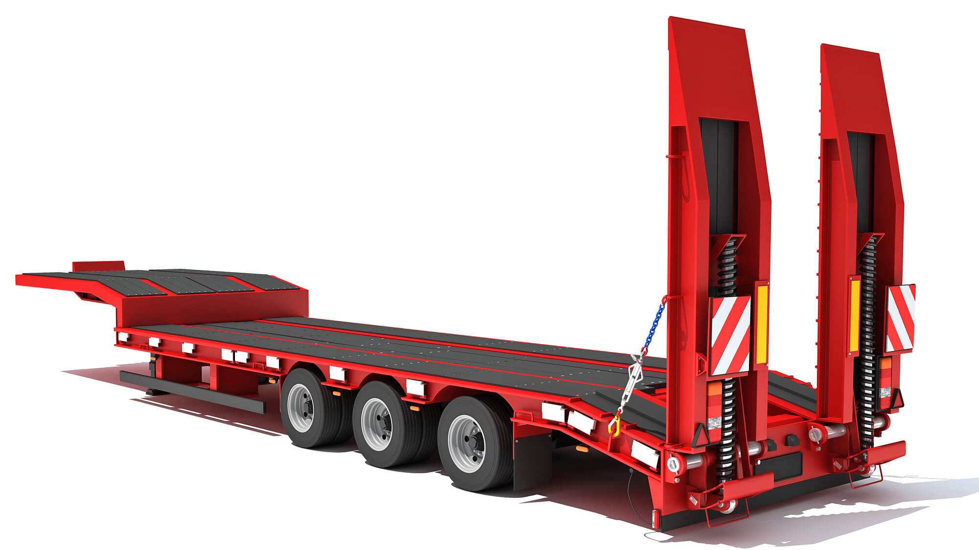 Low Loader Semi Trailer - 3D Model by 3D Horse