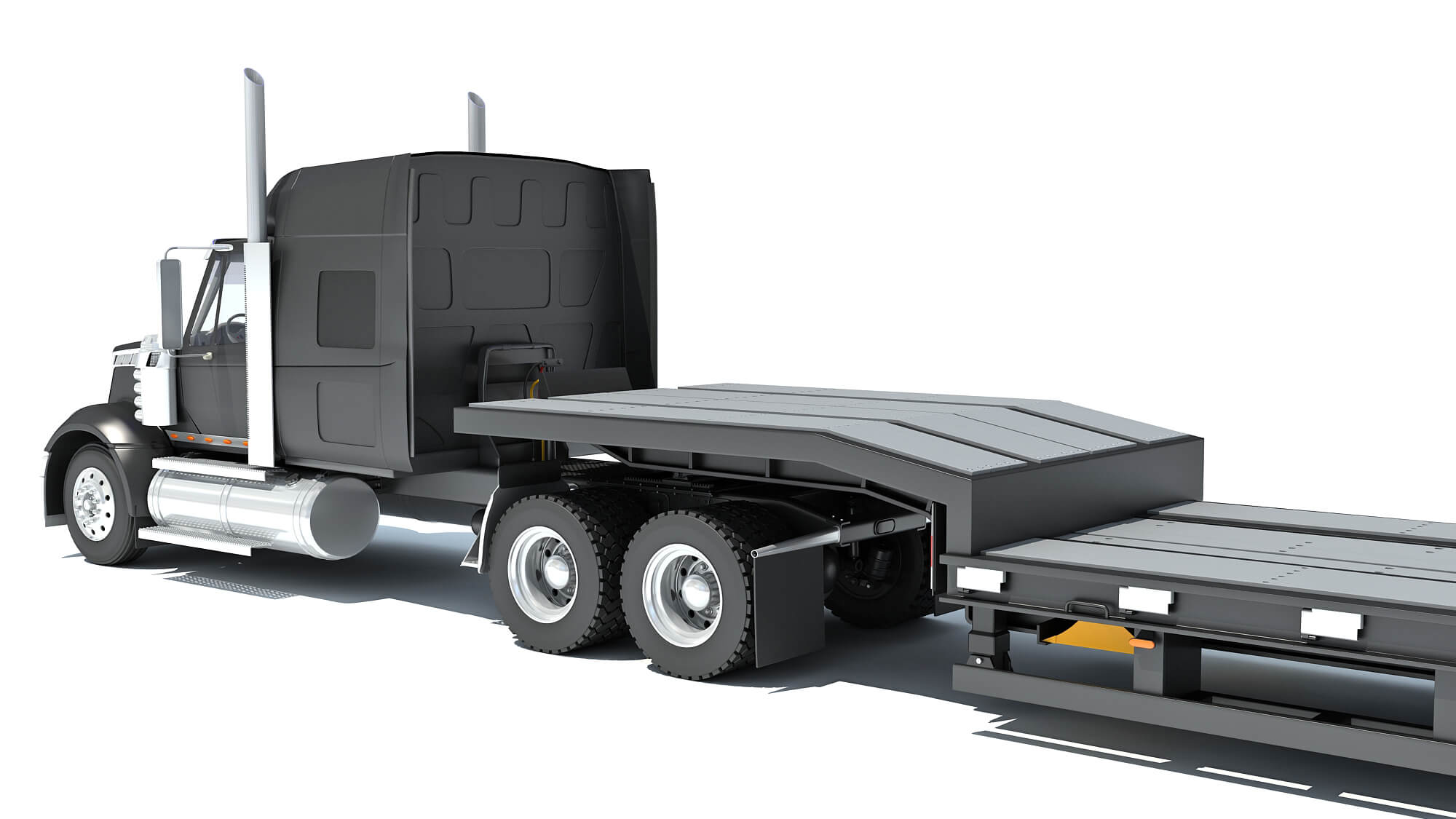 Lowboy Truck - 3D Model by 3D Horse