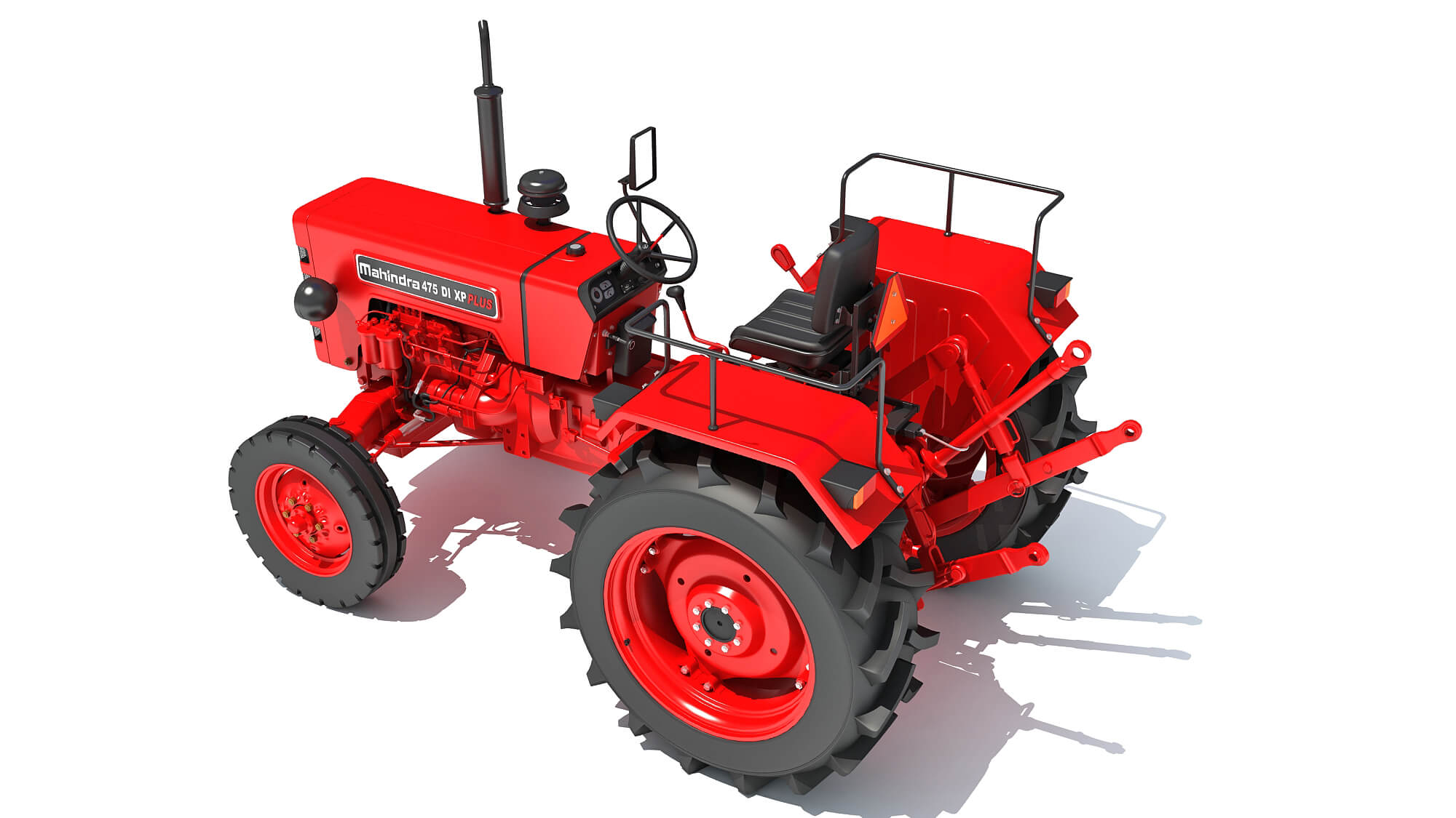 Mahindra Farm Tractor - 3D Model by 3D Horse