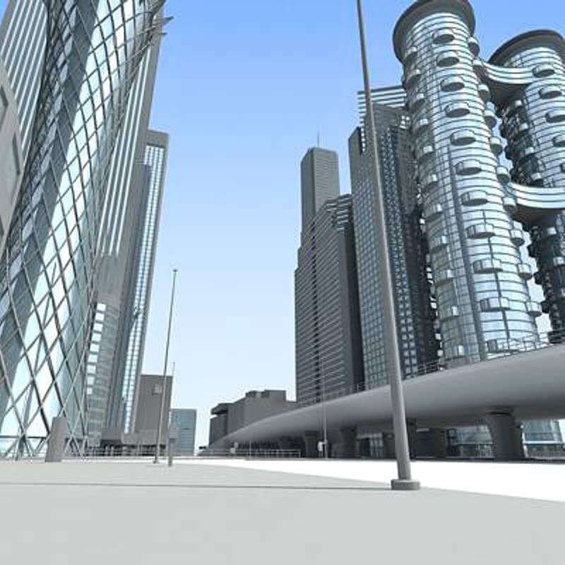 Main Street - 3D Model by 3D Horse