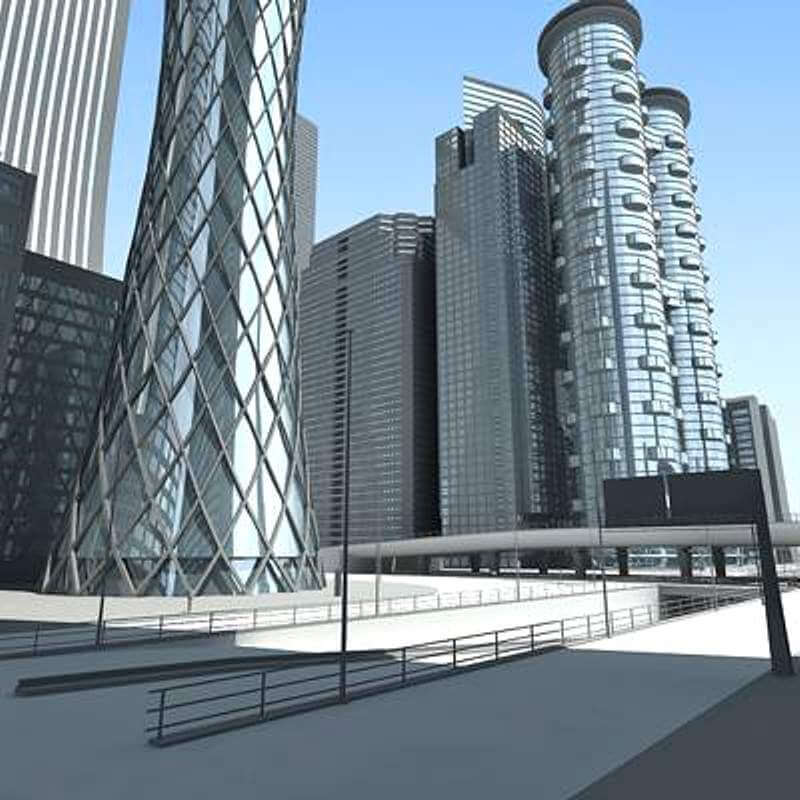 Main Street - 3D Model by 3D Horse