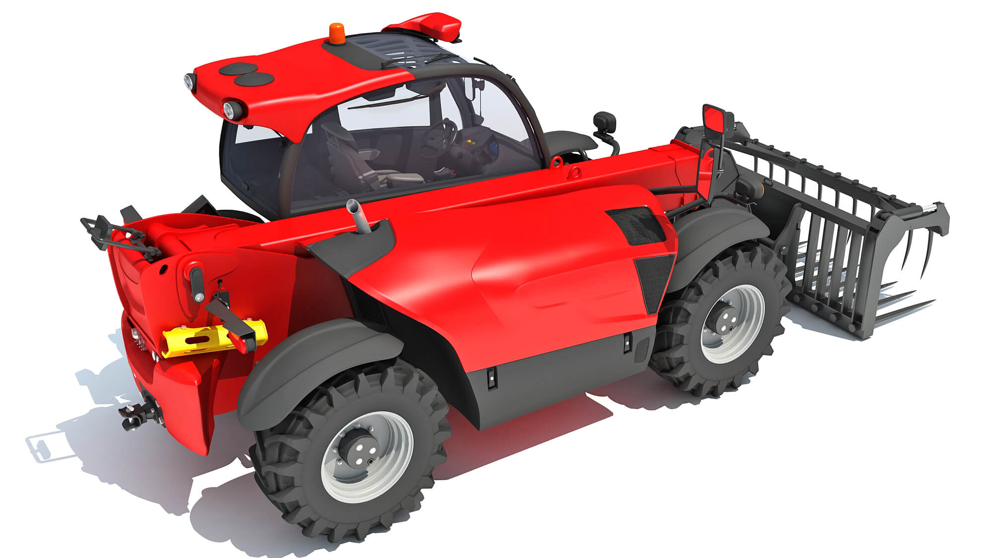 Manitou Telehandler - 3D Model by 3D Horse
