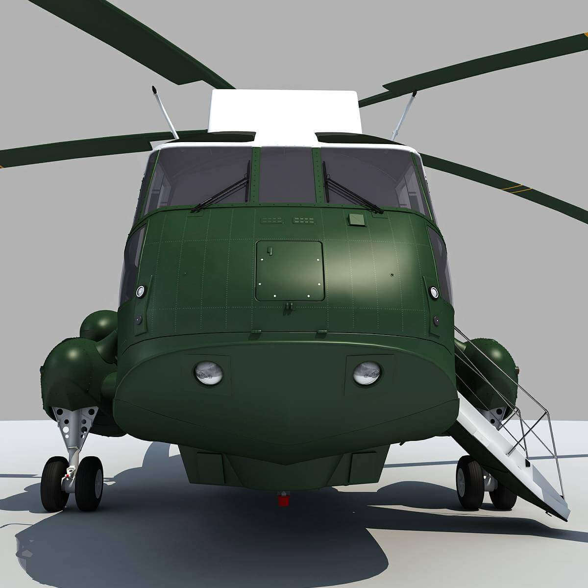 Marine One VH-Sea King 3D Model by 3D Horse