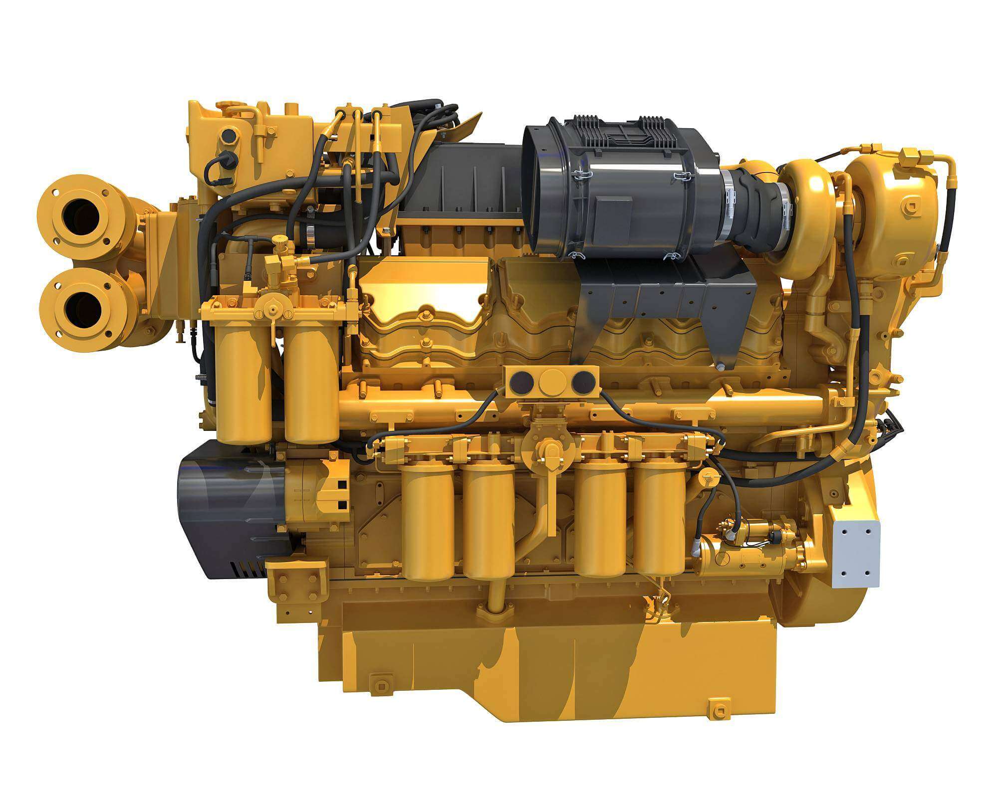 Marine Propulsion Engine - 3D Model by 3D Horse