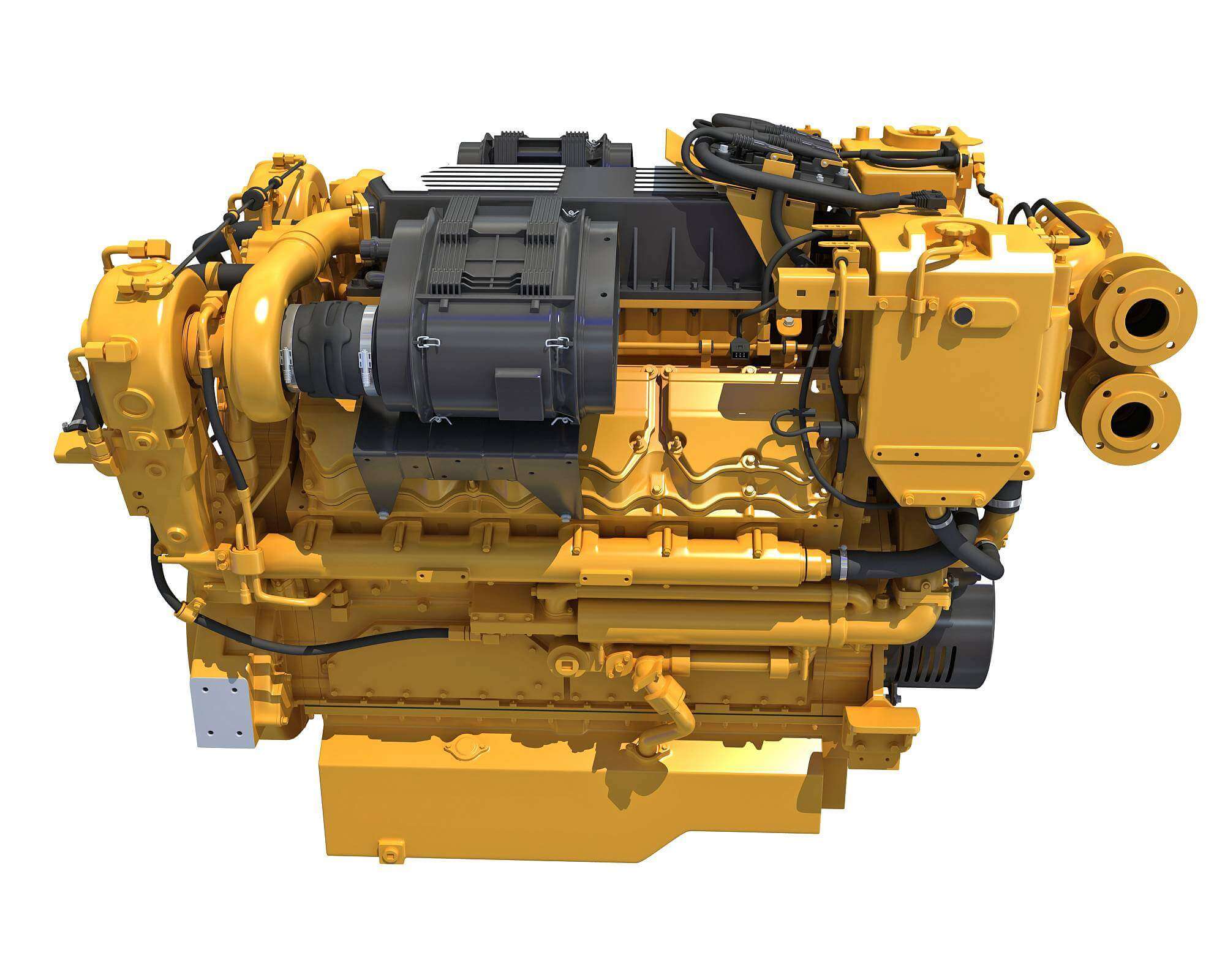 Marine Propulsion Engine - 3D Model by 3D Horse
