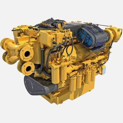 Diesel Marine Ship Engine - 3D Model by 3D Horse