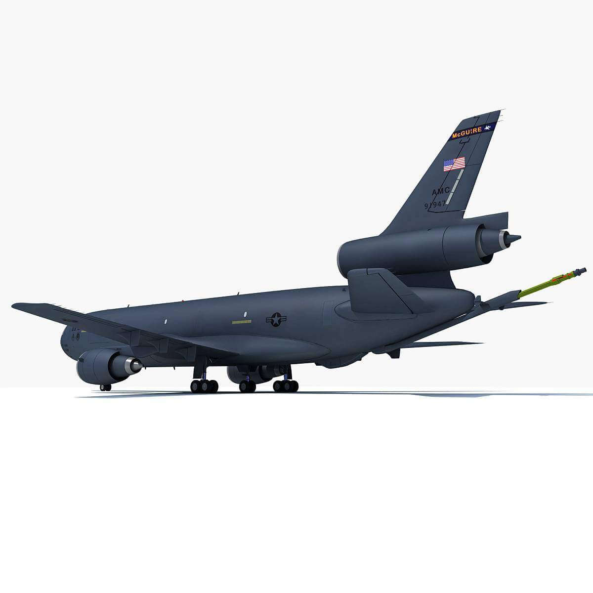 McDonnell Douglas KC-10 Extender 3D Model by 3D Horse