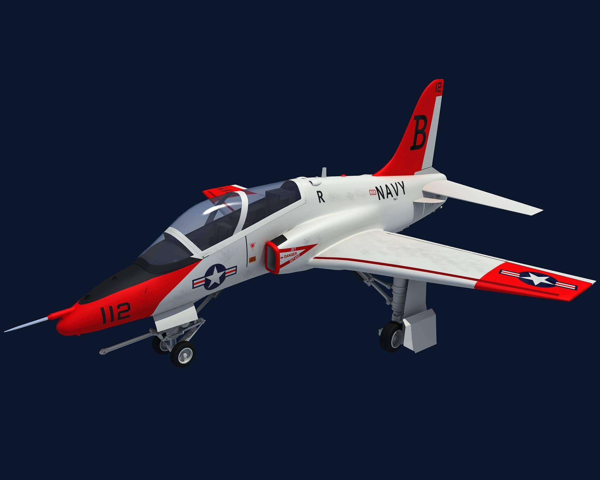 McDonnell Douglas T-45 Goshawk 3D Model by 3D Horse