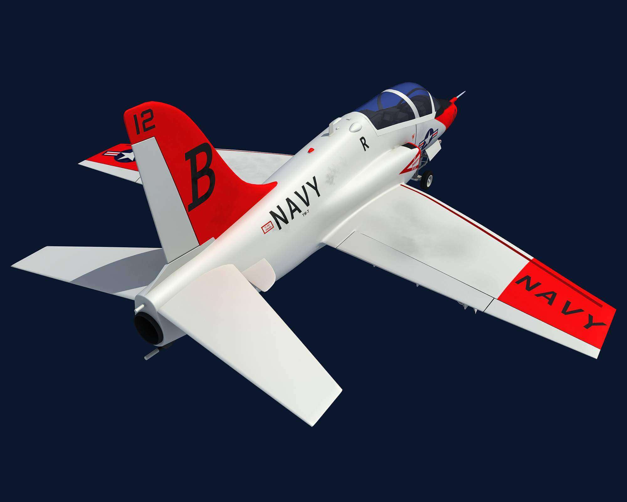 McDonnell Douglas T-45 Goshawk 3D Model by 3D Horse