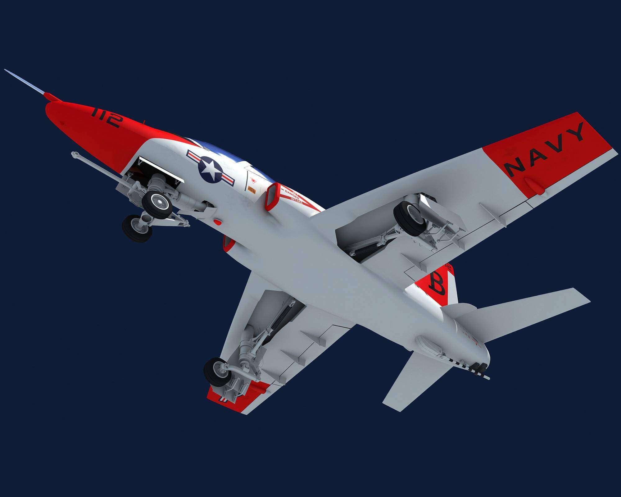 McDonnell Douglas T-45 Goshawk 3D Model by 3D Horse