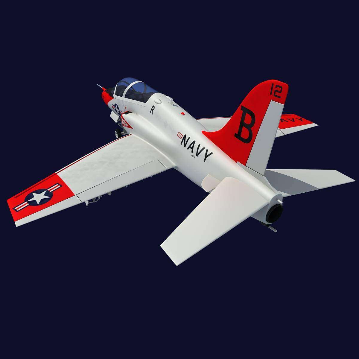 McDonnell Douglas T-45 Goshawk 3D Model by 3D Horse