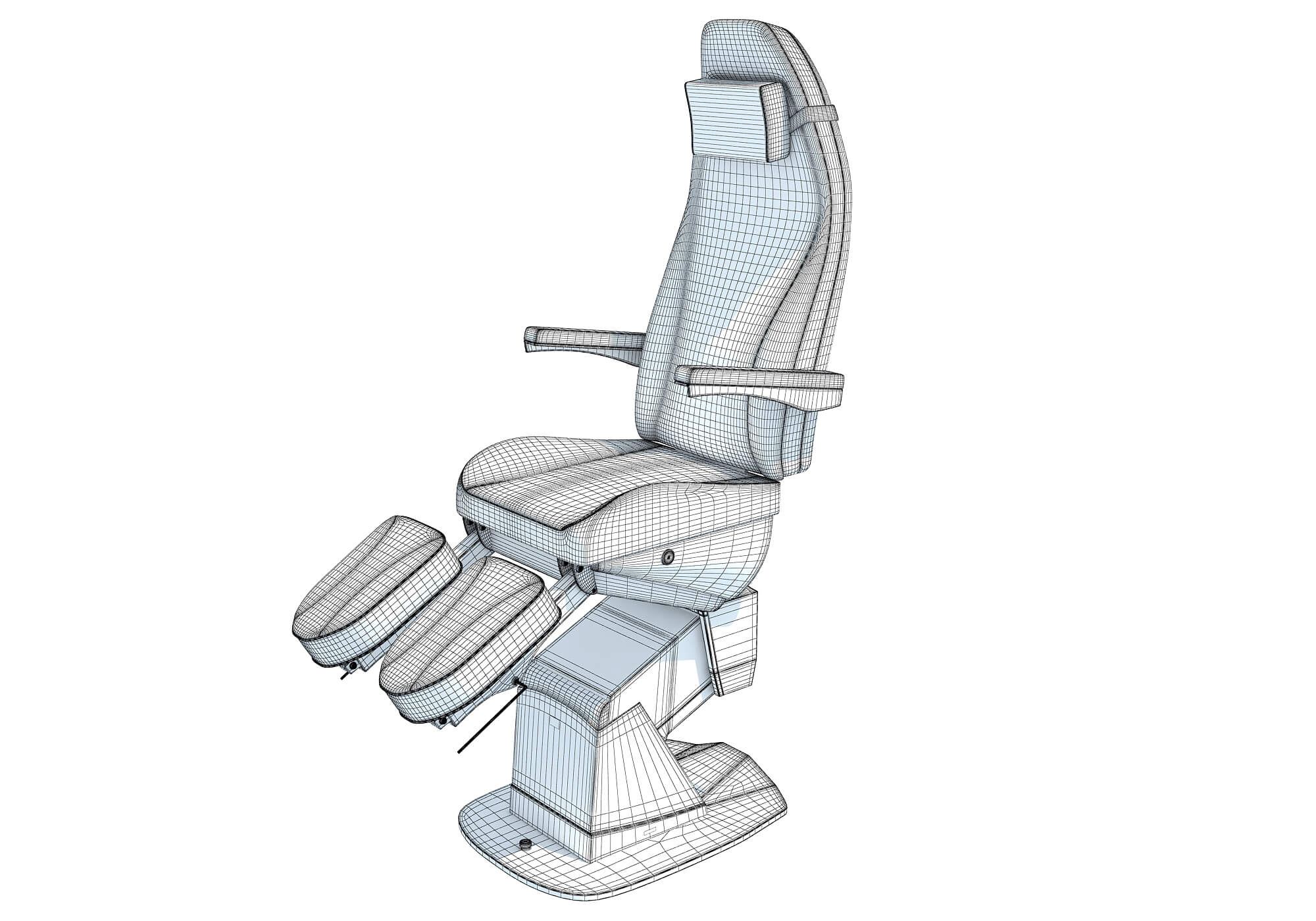 Medical Examination Chair - 3D Model by 3D Horse
