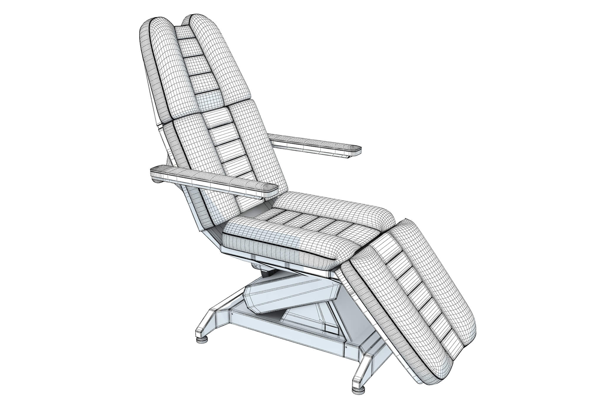 Medical Examination Chair Pose 3 - 3D Model by 3D Horse