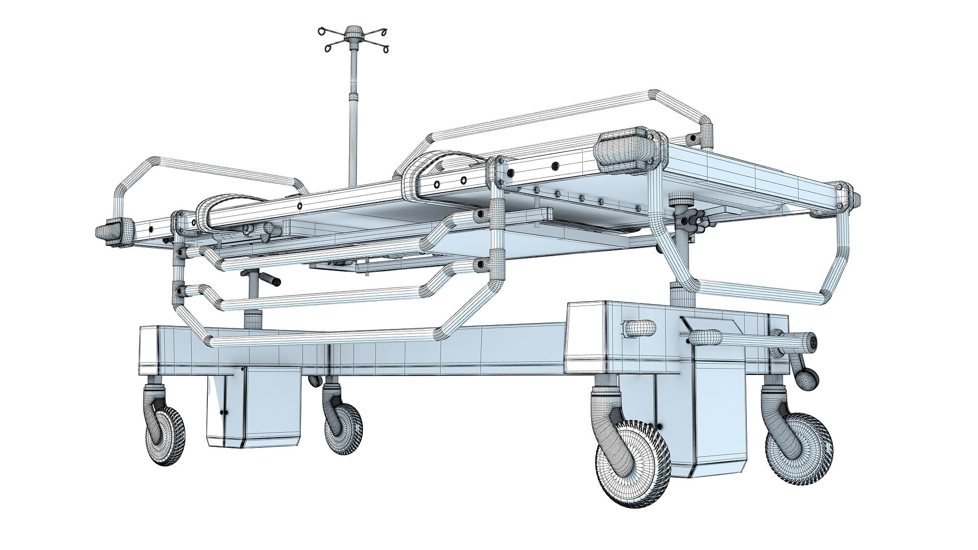 Medical Stretcher - 3D Model by 3D Horse