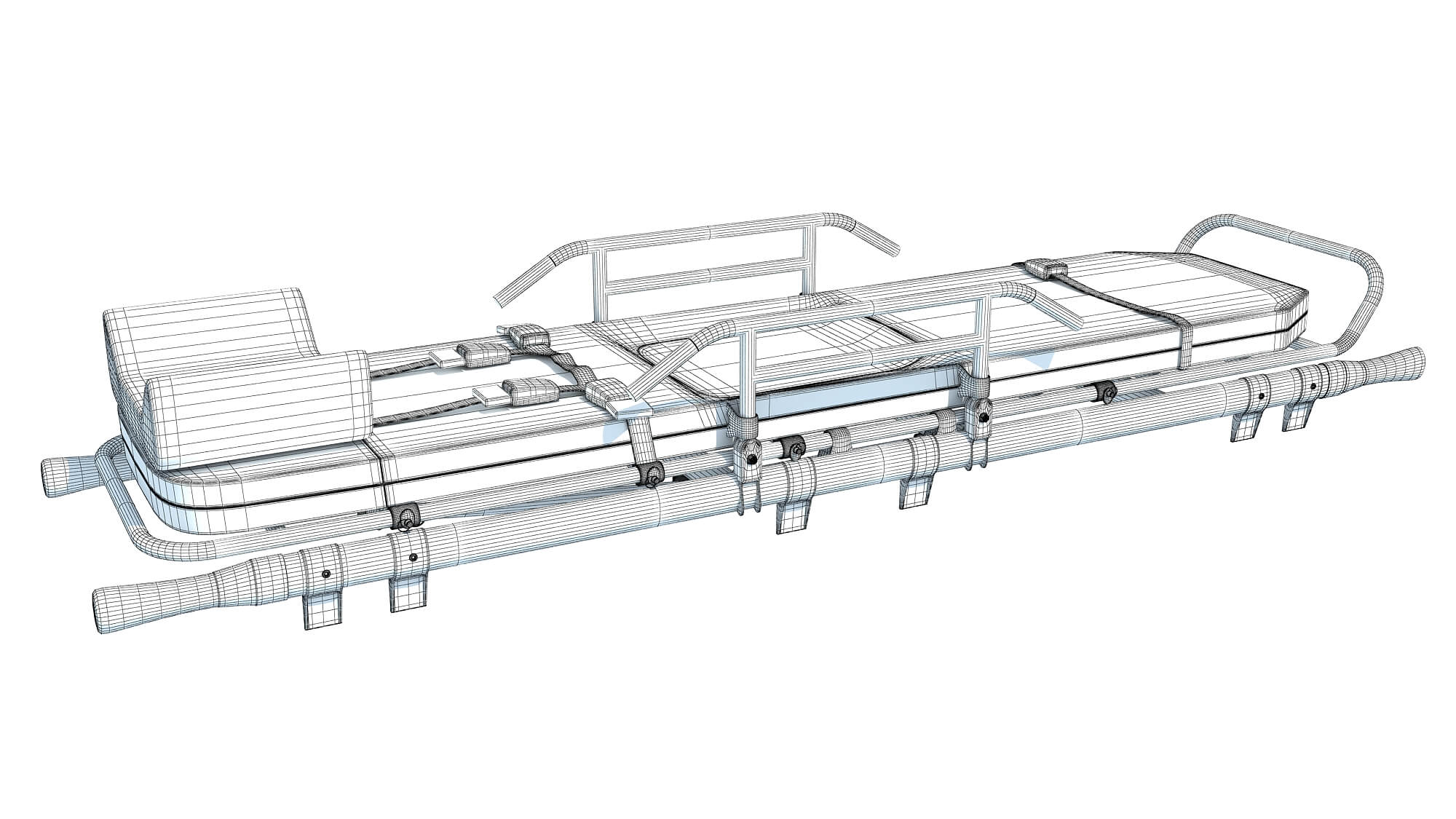 Medical Stretcher - 3D Model by 3D Horse