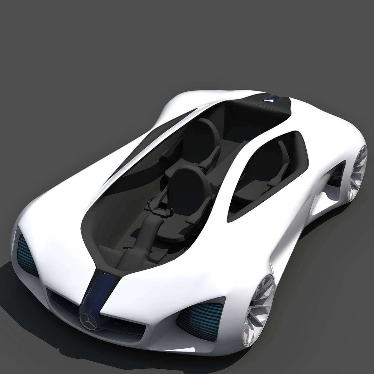 Mercedes Benz Biome Concept Car - Free 3D Model by 3D Horse