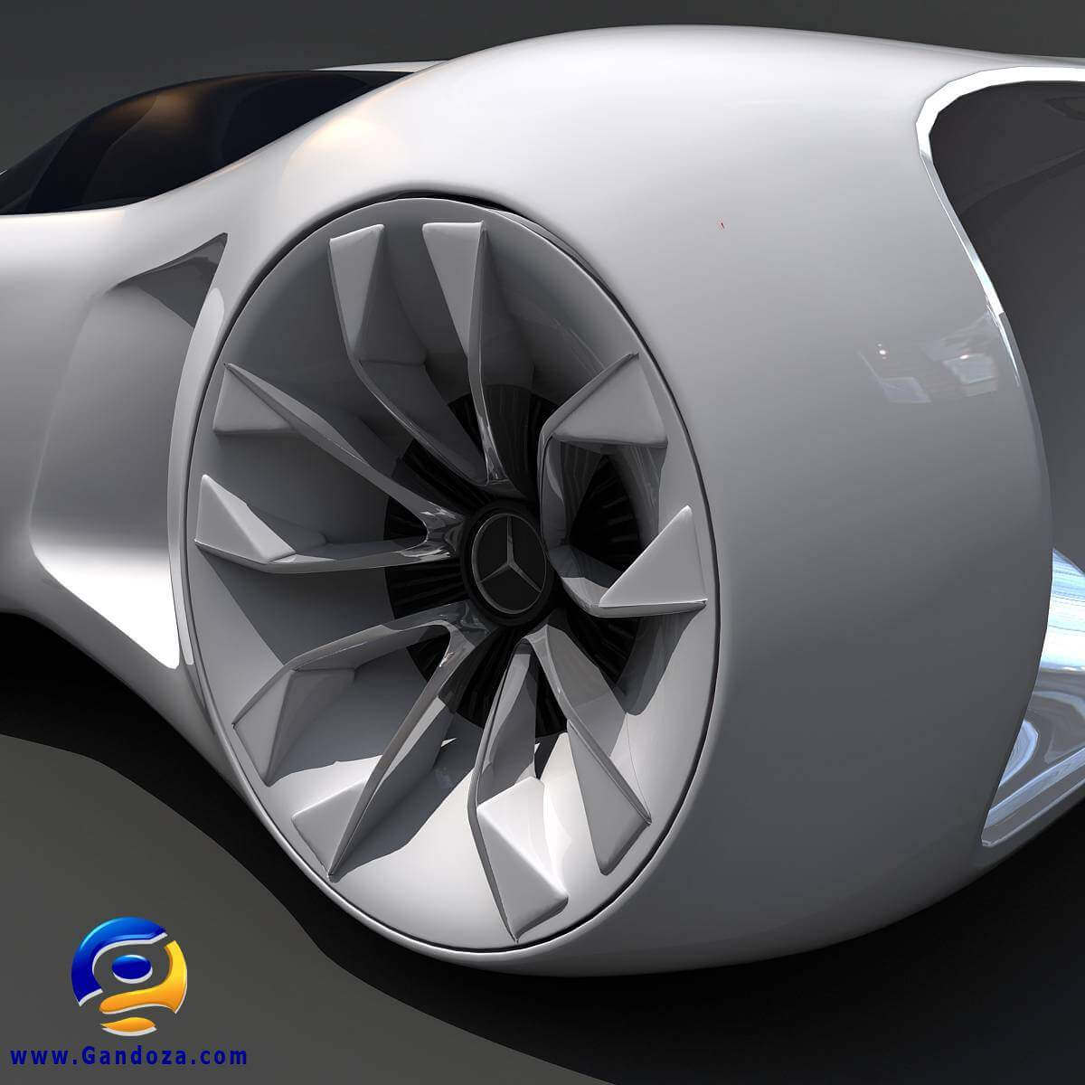 Mercedes Benz Biome Concept Car - Free 3D Model by 3D Horse