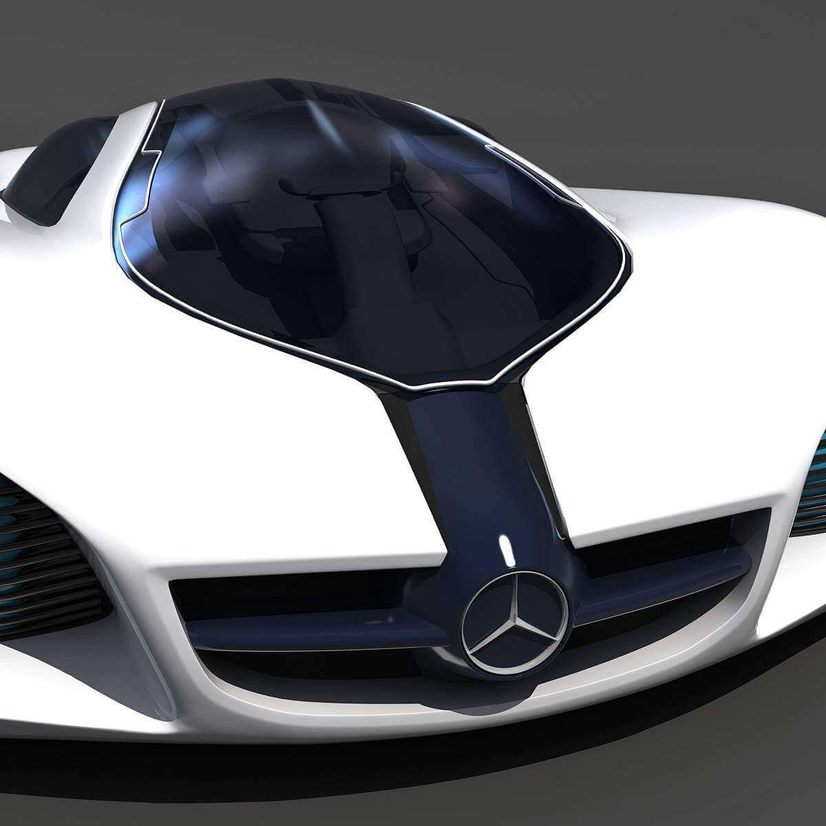 Mercedes Benz Biome Concept Car - Free 3D Model by 3D Horse