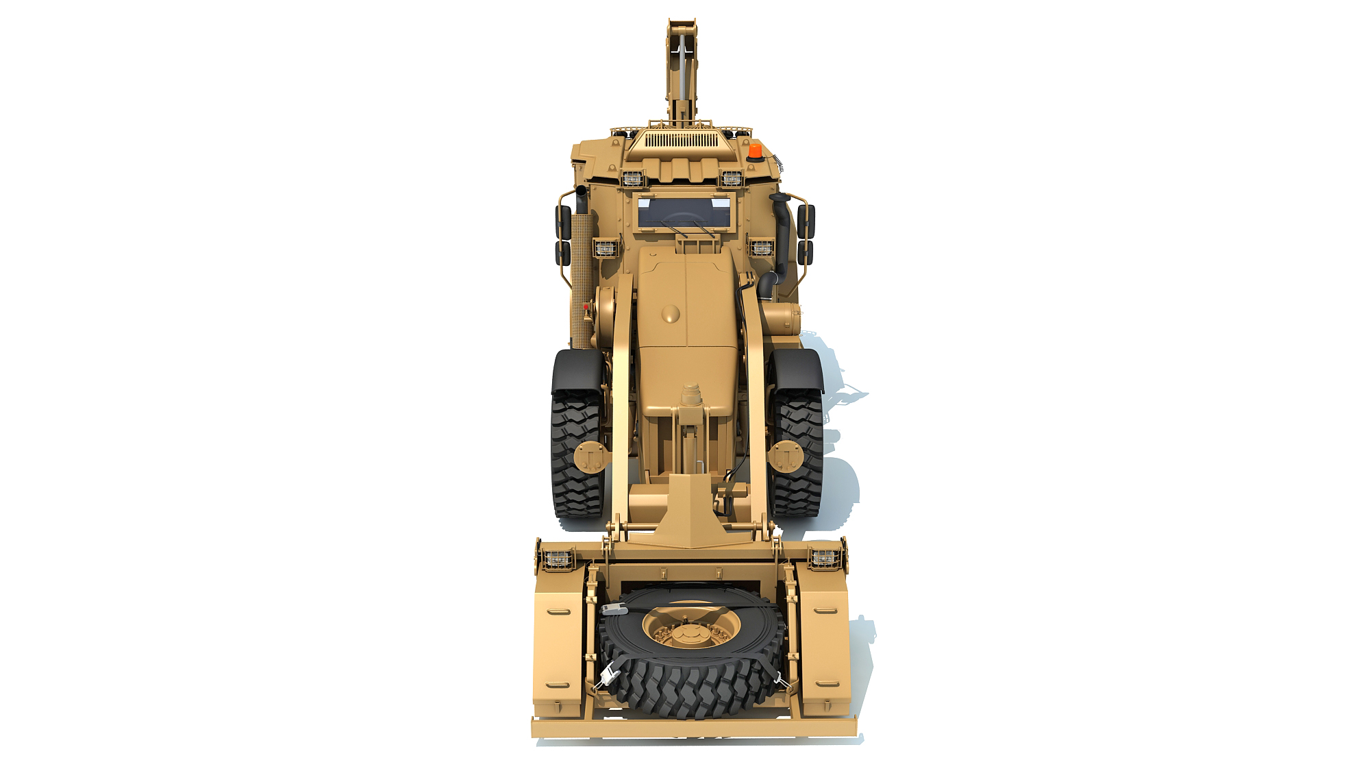 Military Excavator - 3D Model by 3D Horse