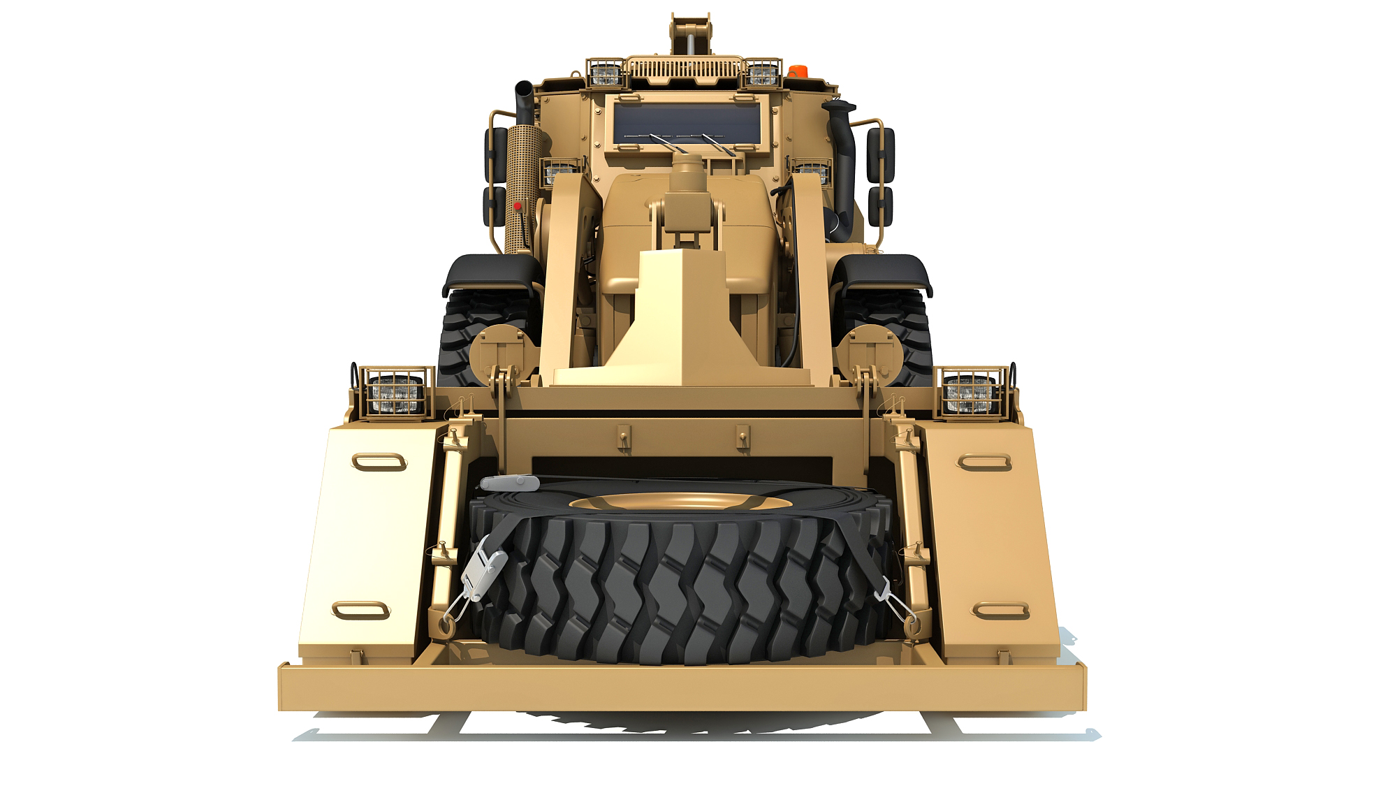 Military Excavator - 3D Model by 3D Horse