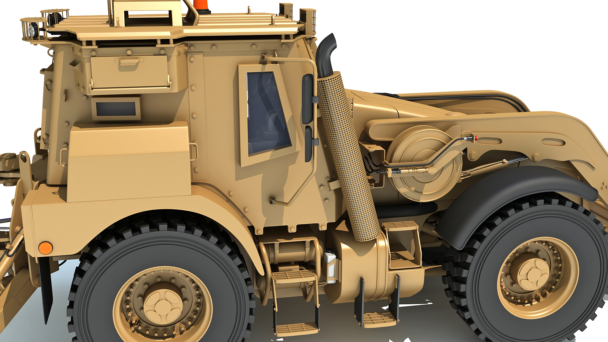 Military Excavator - 3D Model by 3D Horse