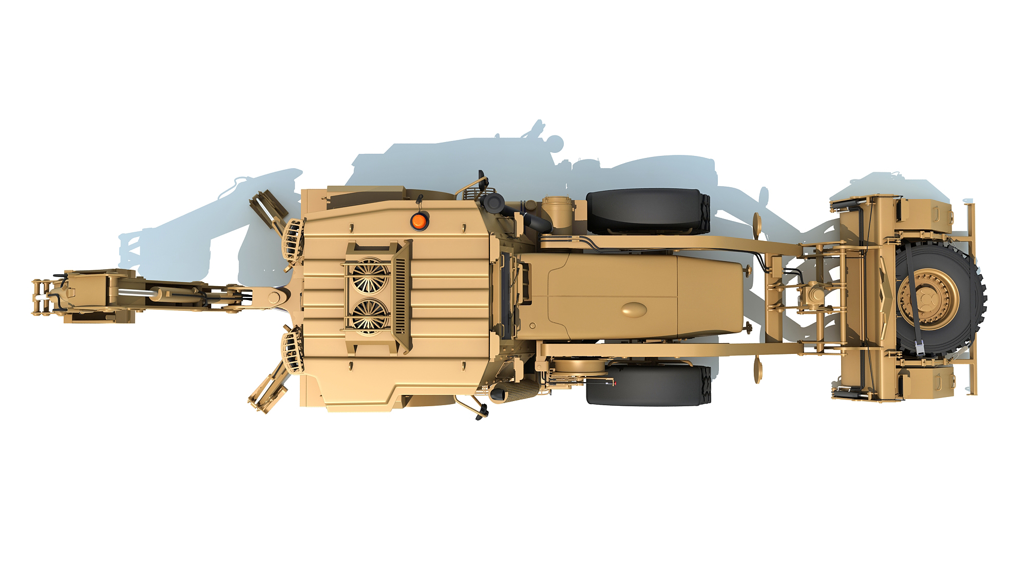 Military Excavator - 3D Model by 3D Horse