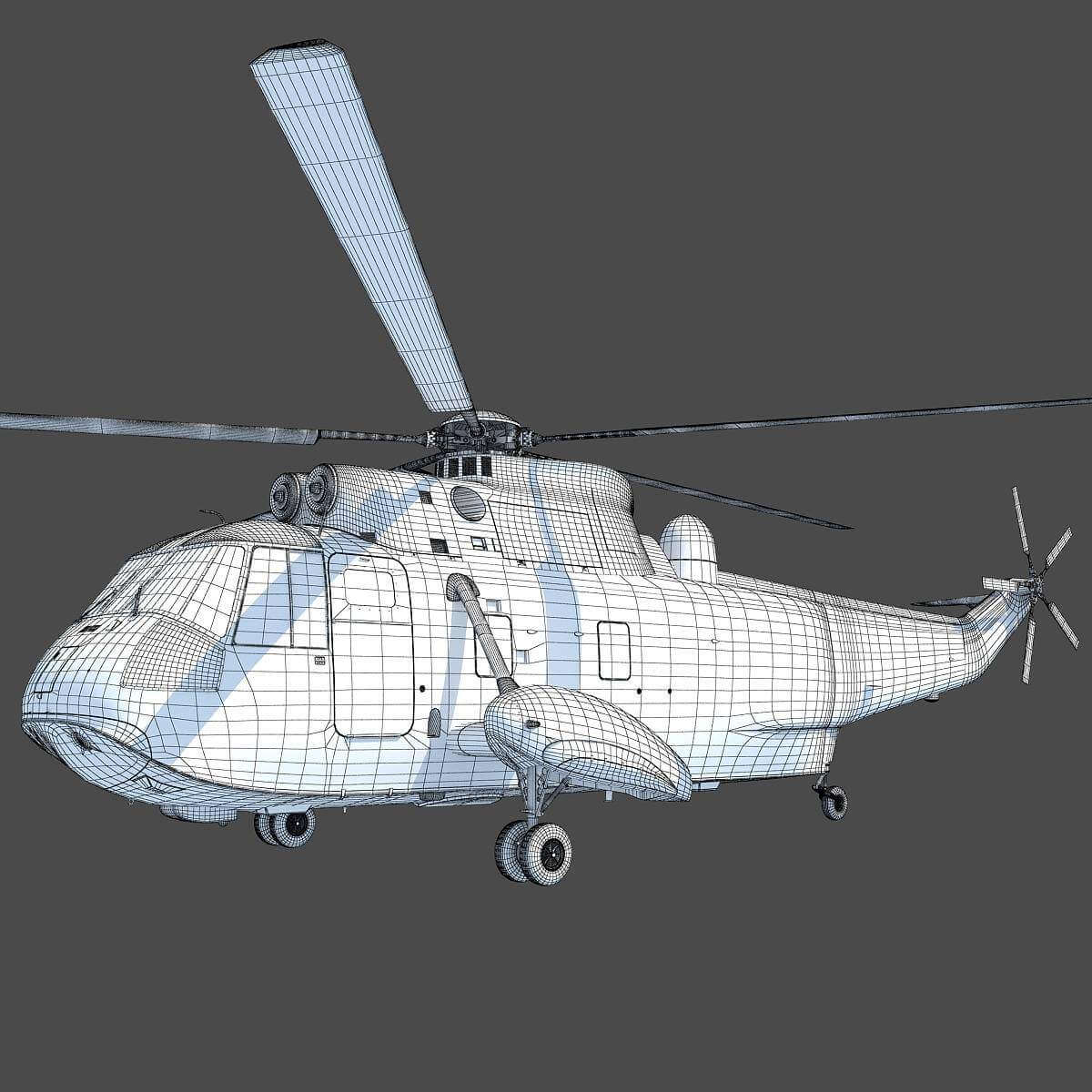 Military Helicopter Set - 3D Model by 3D Horse