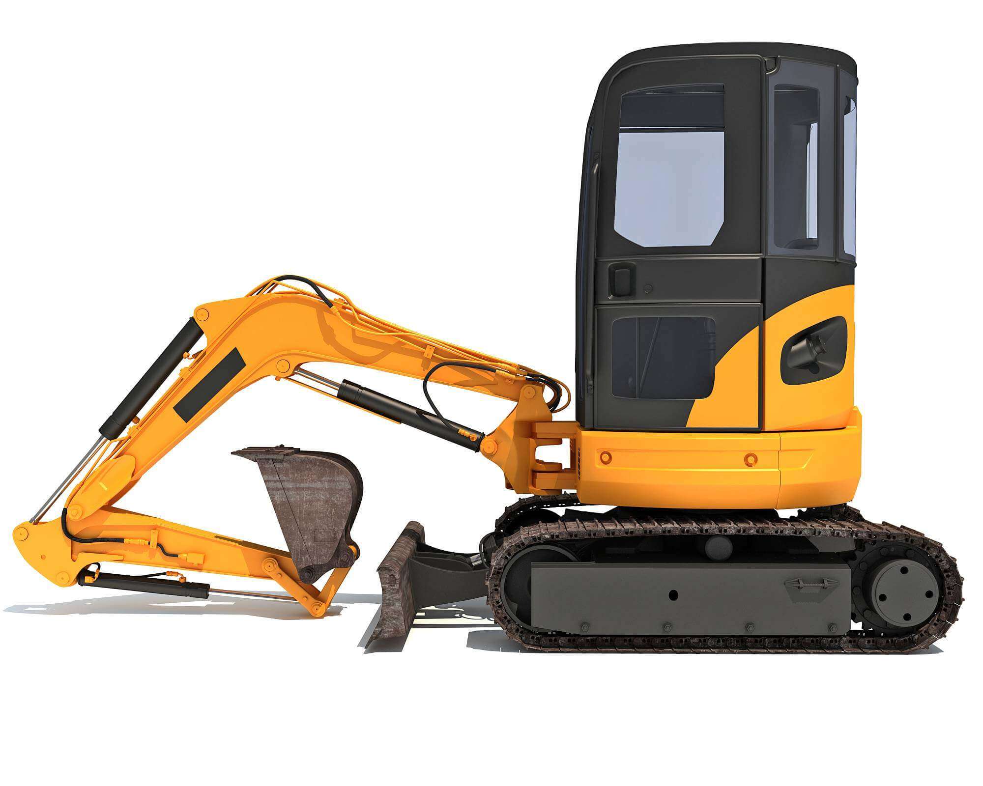 Mini Excavator - 3D Model by 3D Horse