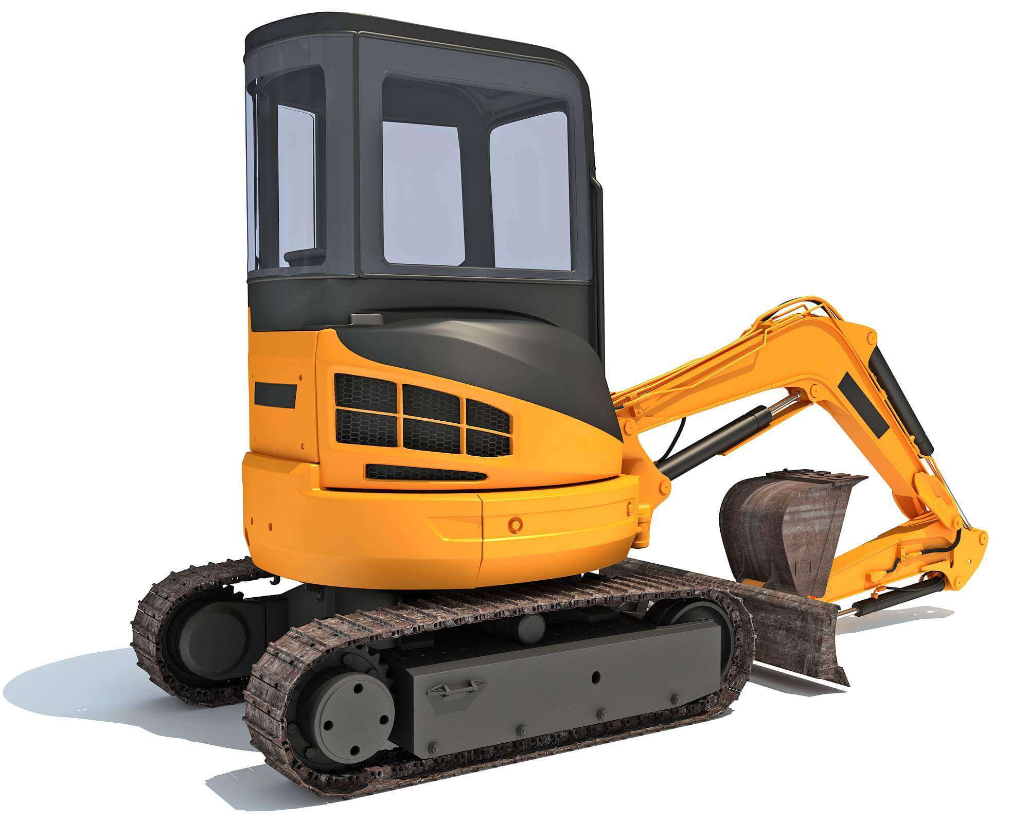 Mini Excavator - 3D Model by 3D Horse