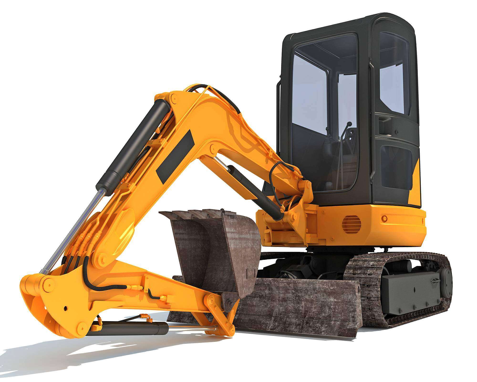 Mini Excavator - 3D Model by 3D Horse