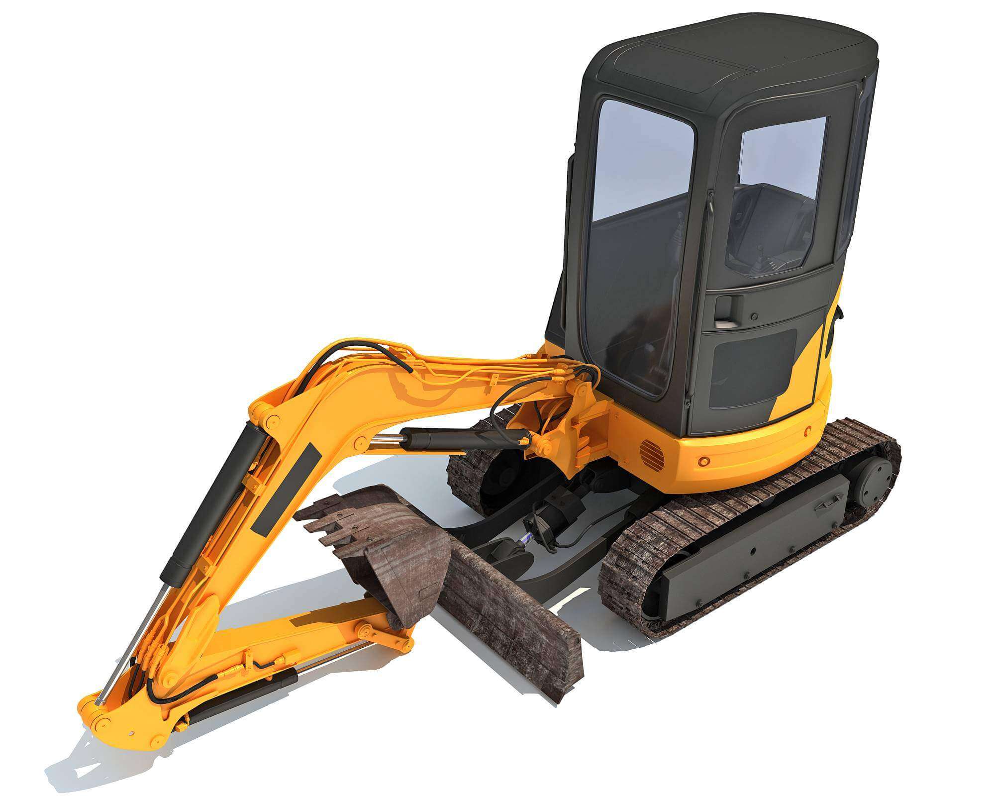 Mini Excavator - 3D Model by 3D Horse