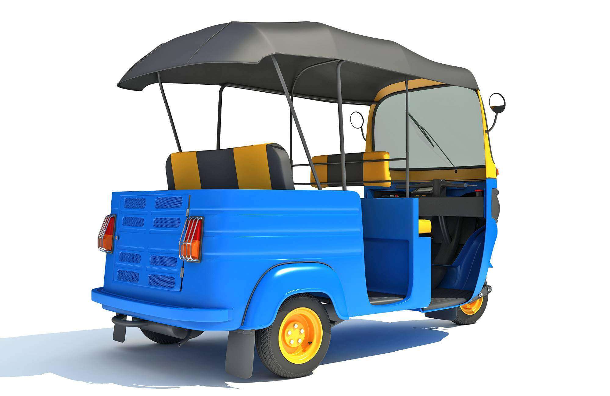 Mini Taxi Auto Rickshaw - 3D Model by 3D Horse