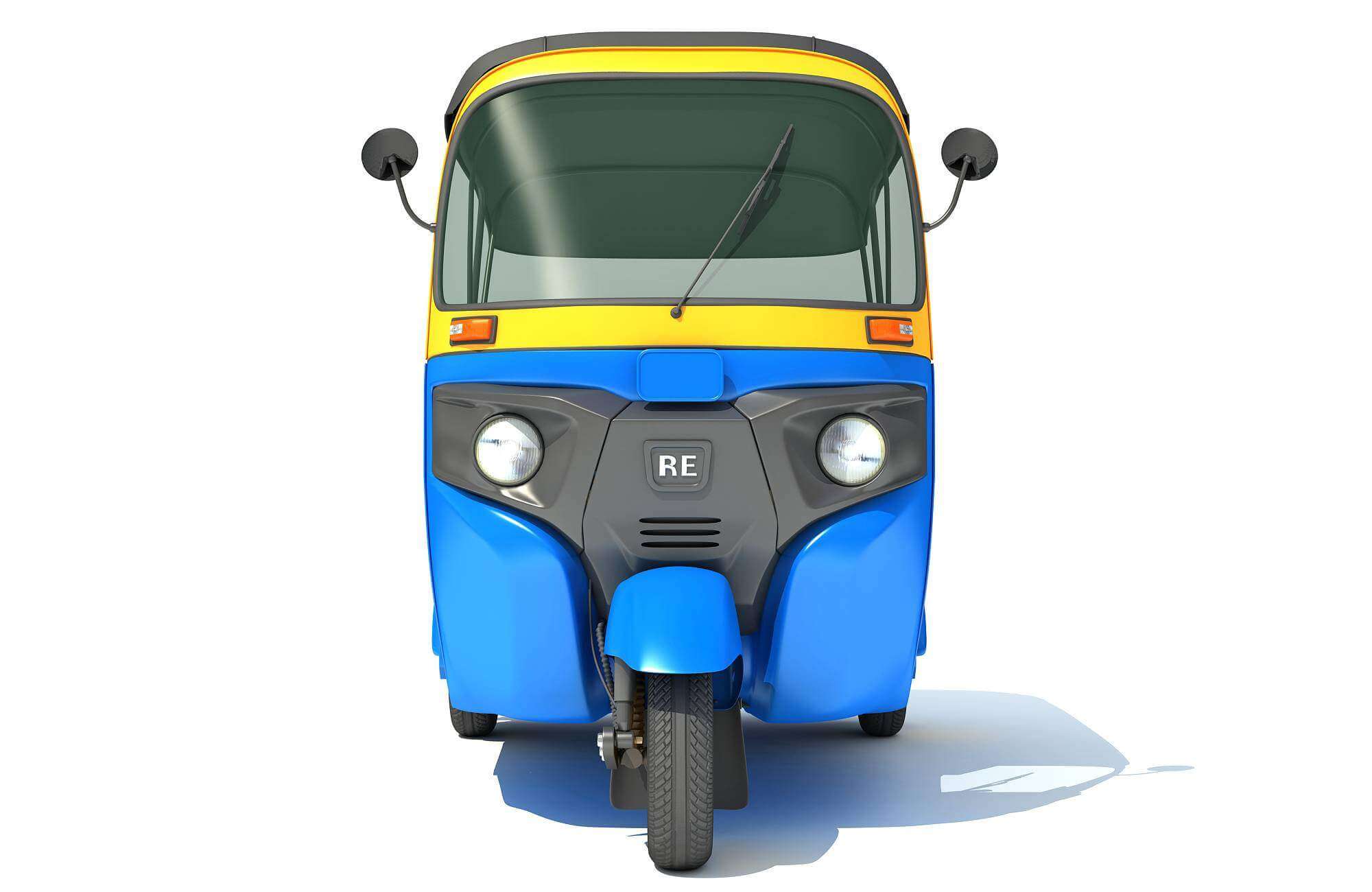 Mini Taxi Auto Rickshaw - 3D Model by 3D Horse
