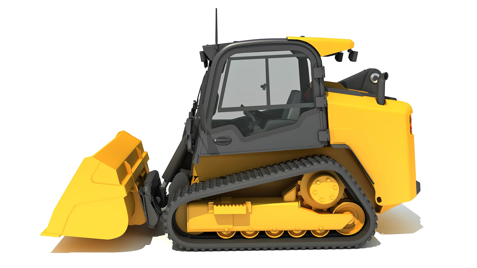 Mini Tracked Skid Loader - 3D Model by 3D Horse