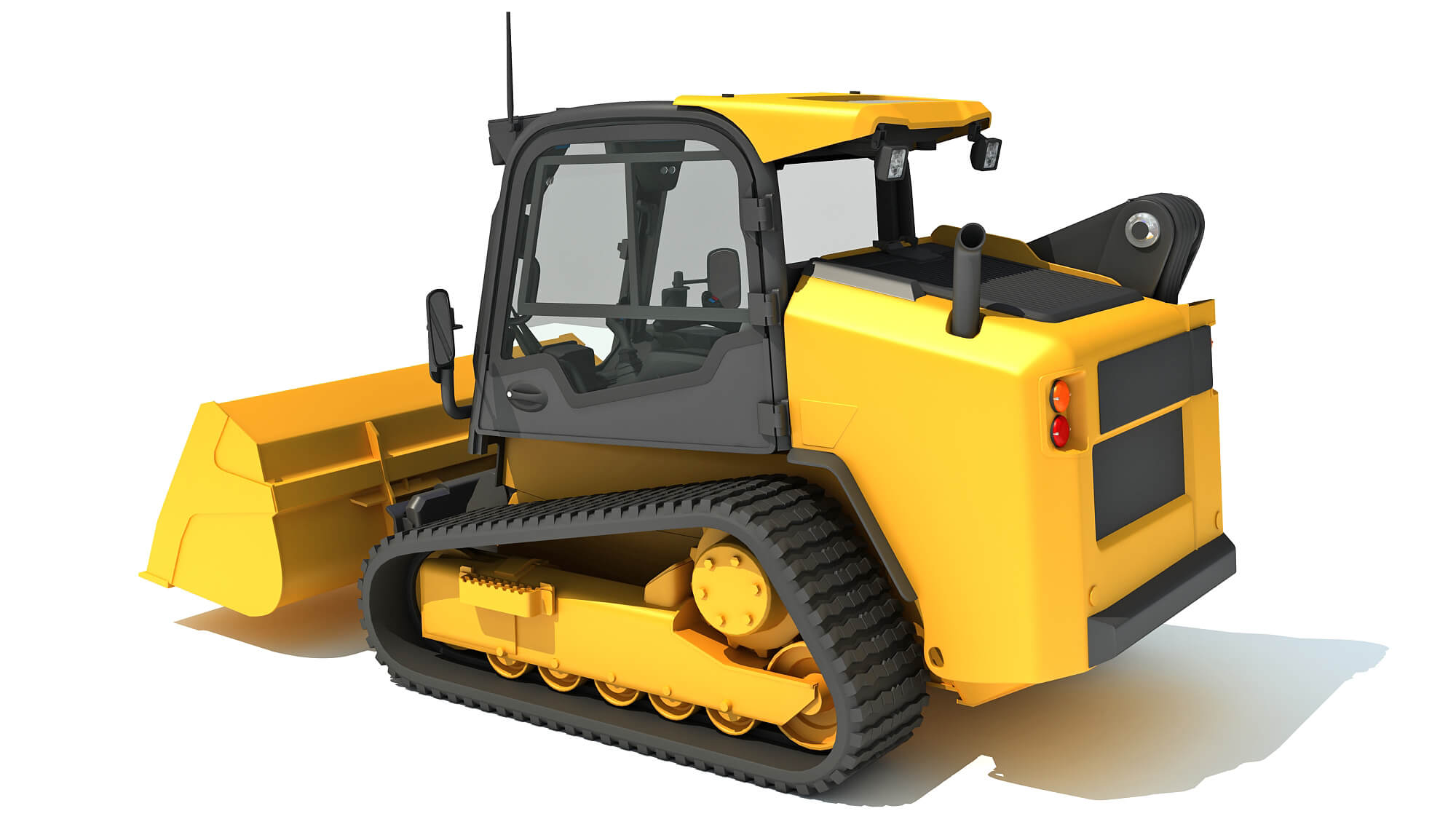 Mini Tracked Skid Loader - 3D Model by 3D Horse