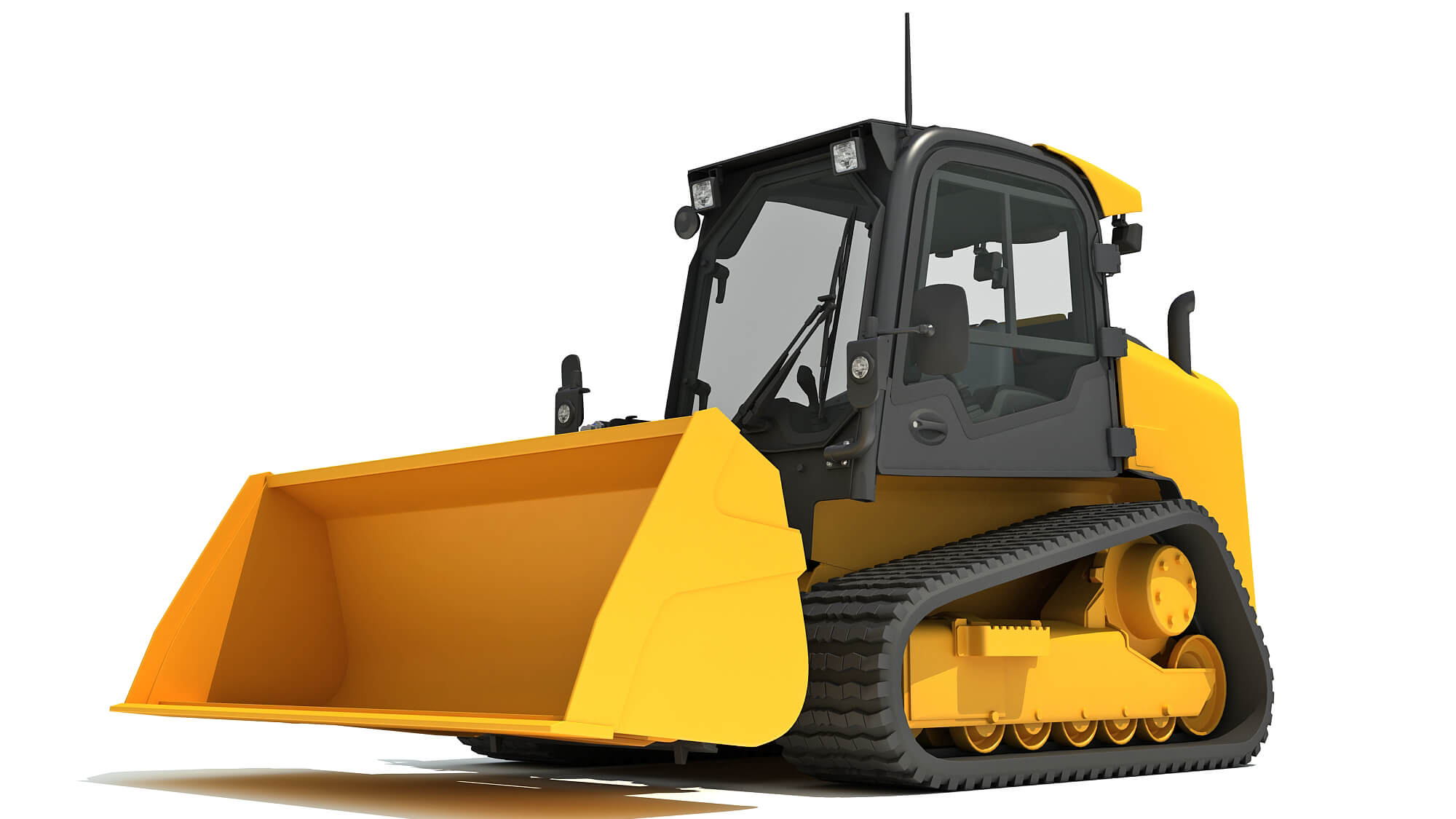 Mini Tracked Skid Loader - 3D Model by 3D Horse