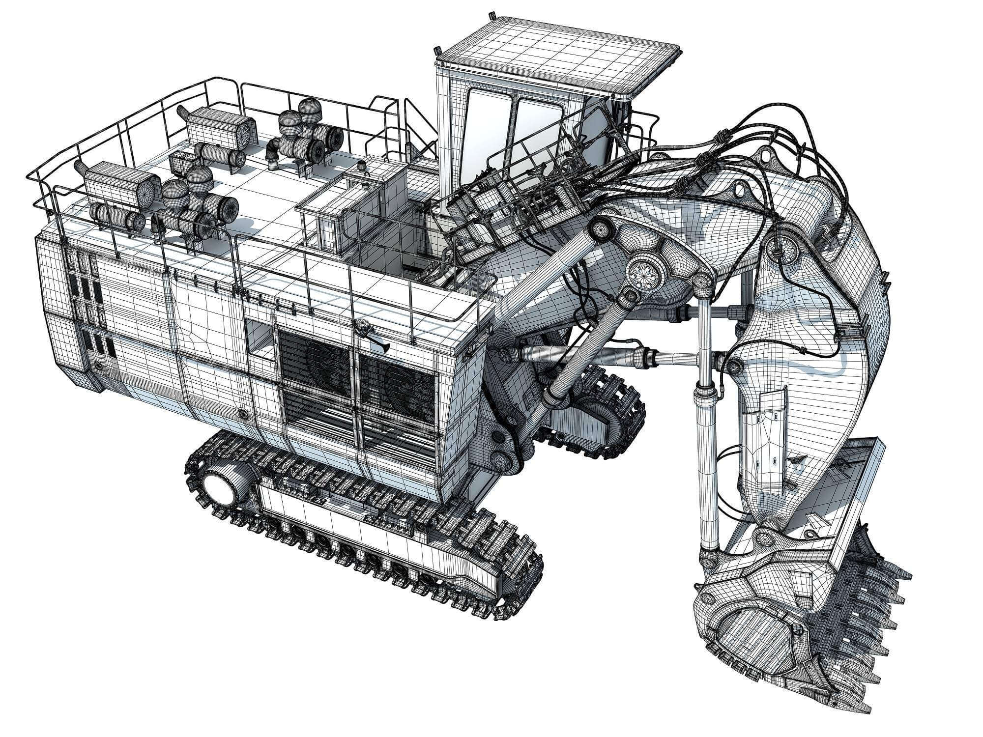 Mining and Construction Vehicles - 3D Model by 3D Horse