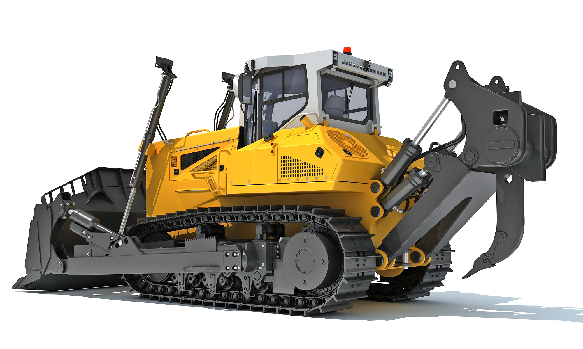 Mining Crawler Dozer - 3D Model by 3D Horse