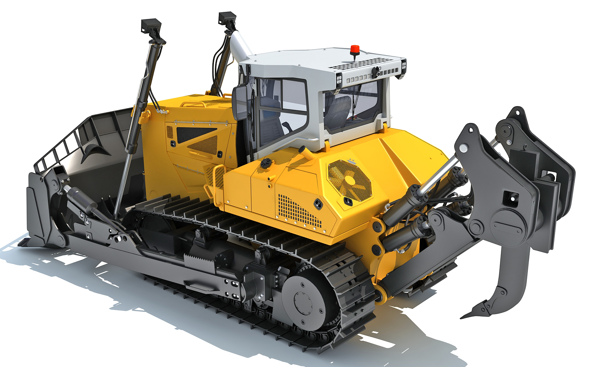Mining Crawler Dozer - 3D Model by 3D Horse