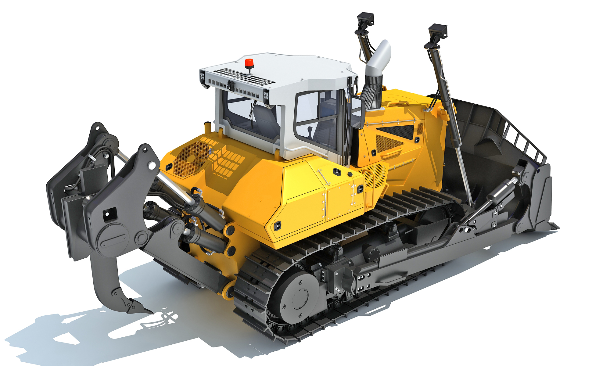 Mining Crawler Dozer - 3D Model by 3D Horse