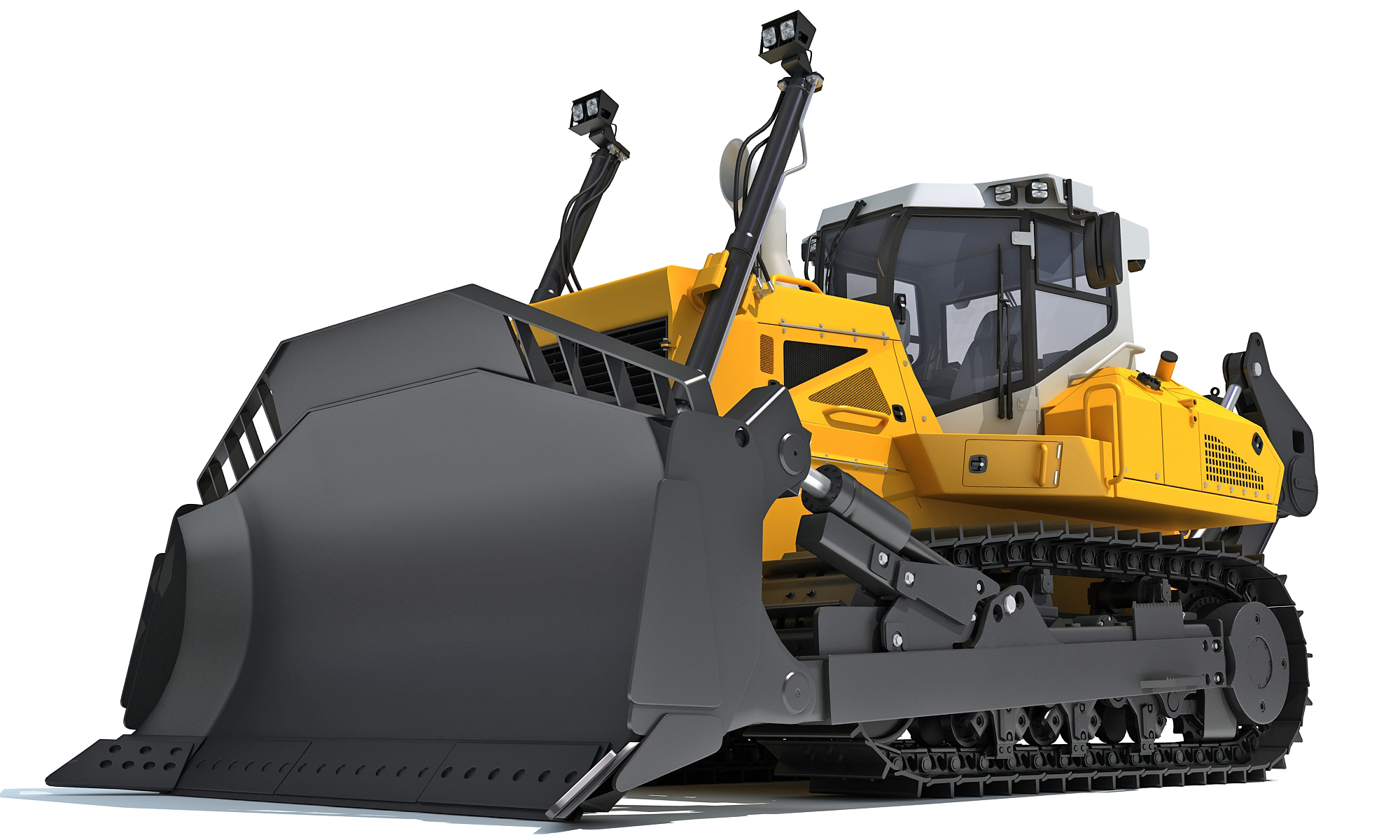 Mining Crawler Dozer - 3D Model by 3D Horse