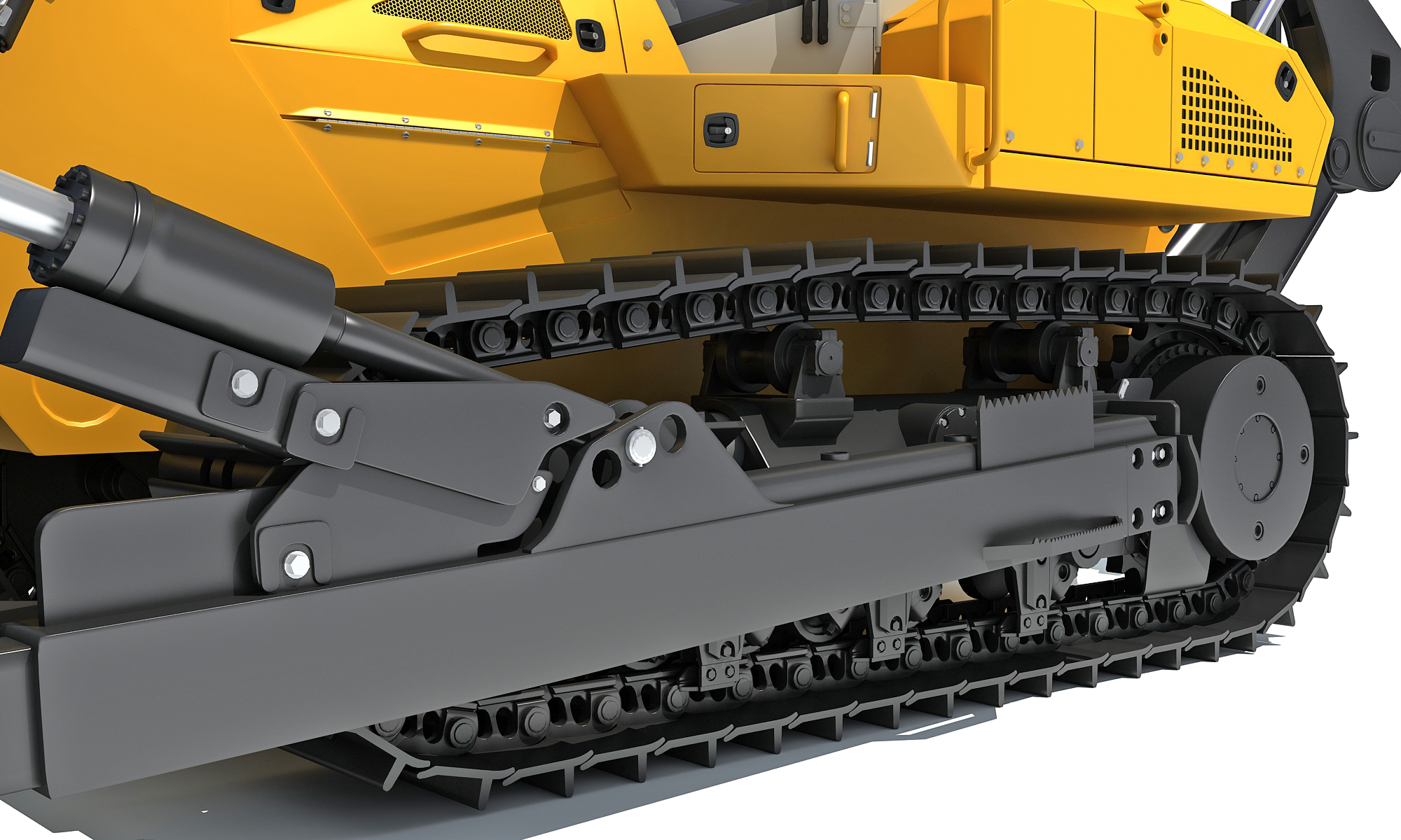 Mining Crawler Dozer - 3D Model by 3D Horse