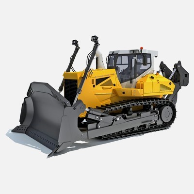 Mining Crawler Dozer - 3D Model by 3D Horse